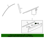75315-S9A-004 - Lower Molding Clip 2002-2025 Honda CR-V | Honda Parts ...