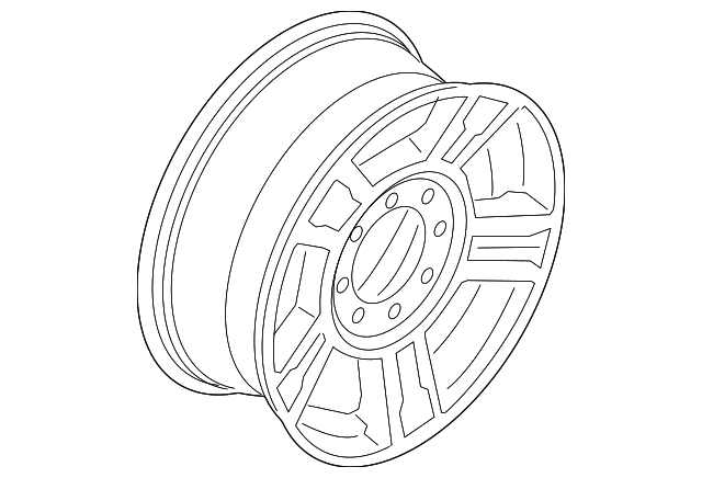 2017-2022 Ford Wheel, Alloy HC3Z-1007-M | Ford OEM Parts Outlet