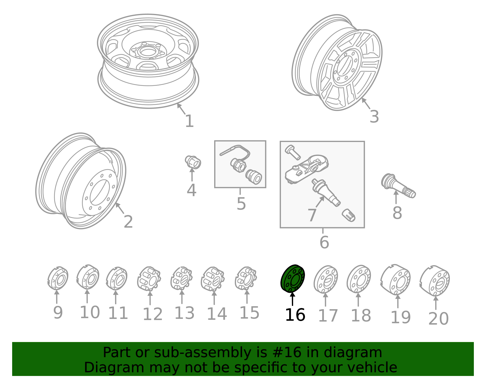 Wheel Cap - OEM Center Cover Replacement | AutoNation Parts
