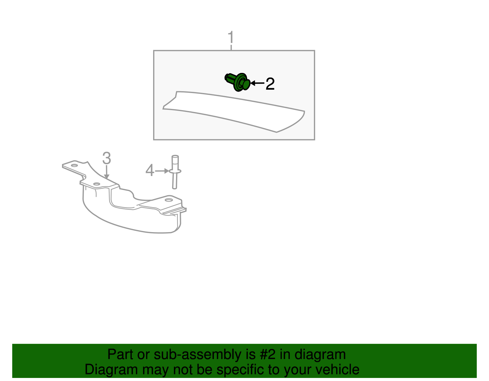 2007-2019 Jaguar Door Trim Panel Clip C2P7160 | JaguarParts.com