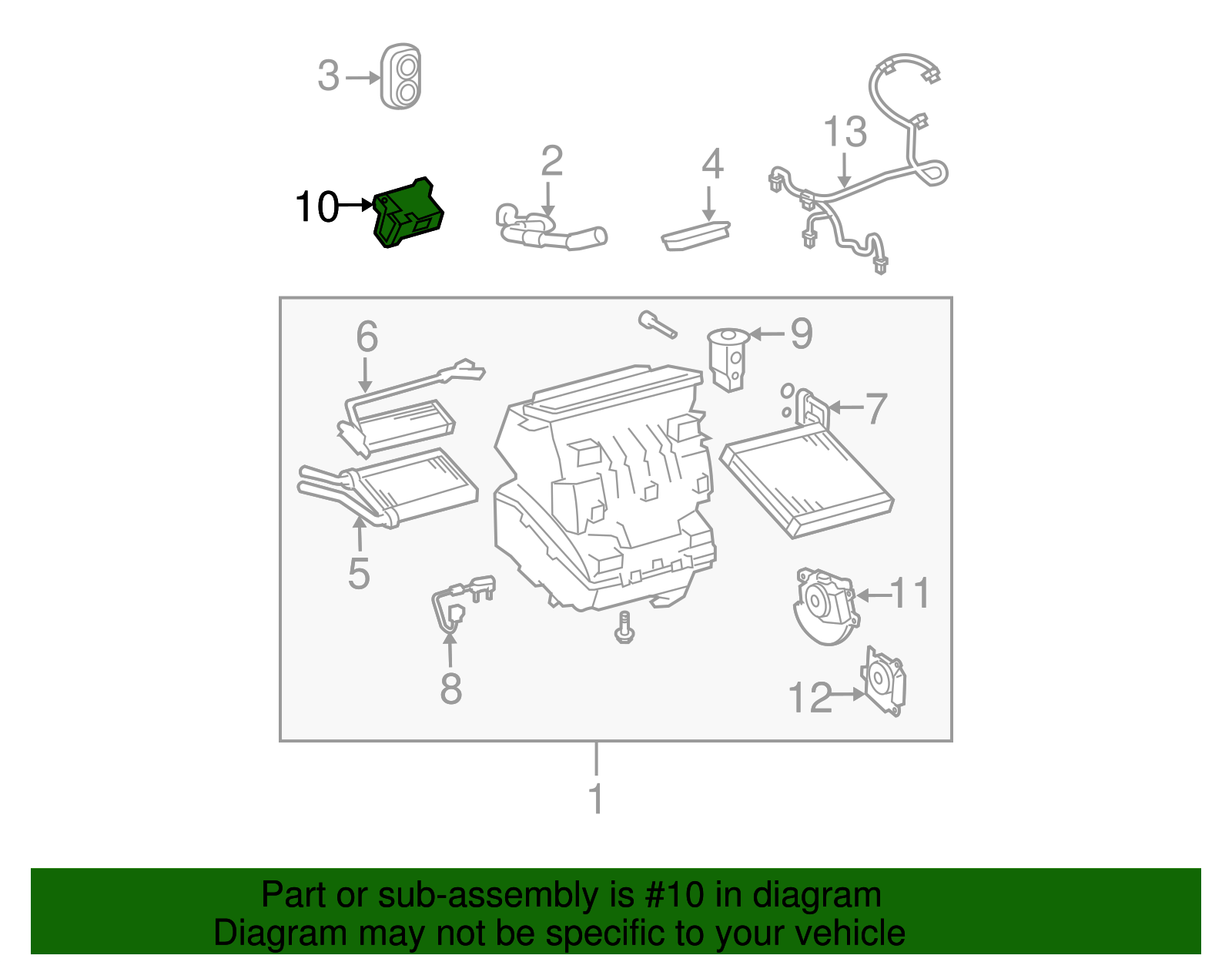 2009-2010 Toyota Corolla Amplifier 88650-12D80 | Toyota Parts Center