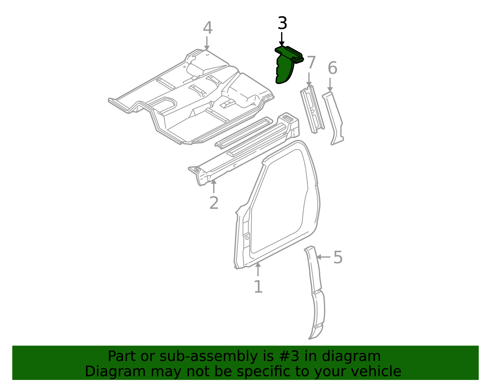 Rear Body Panel Filler Panel 15588455 | OEM Parts Online