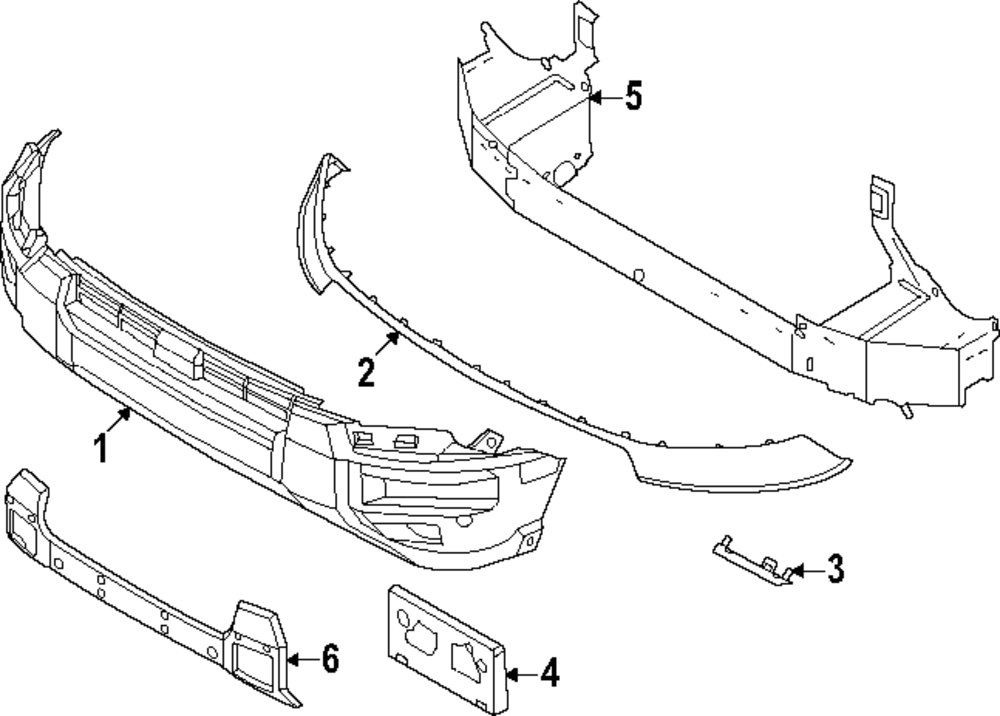 Original 2025 Ford Bronco Sport License Bracket S1PZ-17A385-AA ...