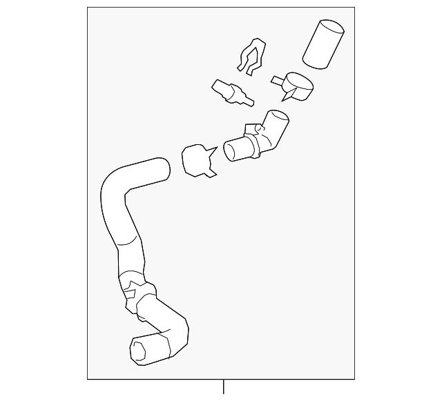 16057-F0010 - Radiator Hose 2018-2025 Toyota | Longo Toyota Parts