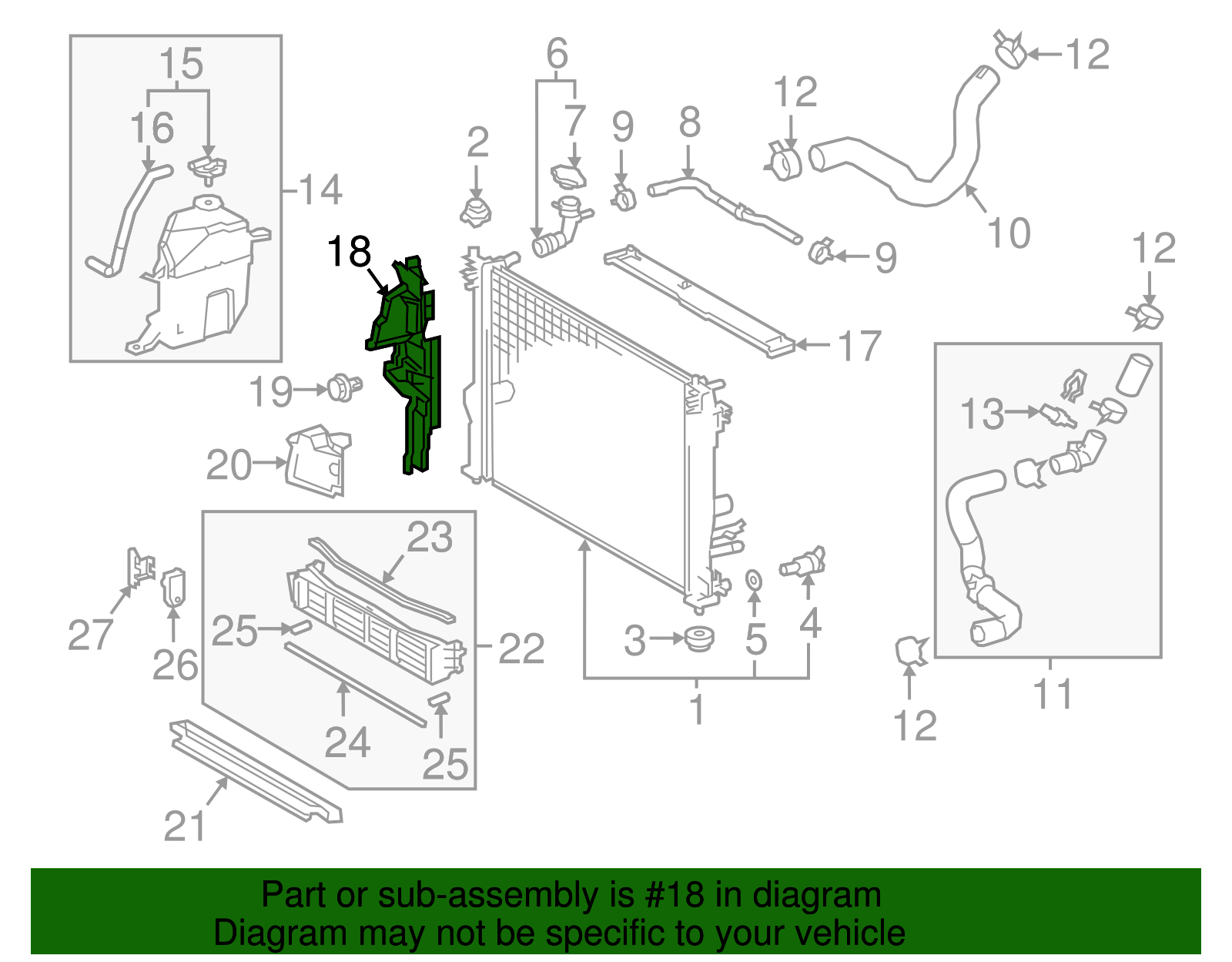 2021-2024 Toyota Camry Air Guide 16595-F0380 | Toyota Parts Center