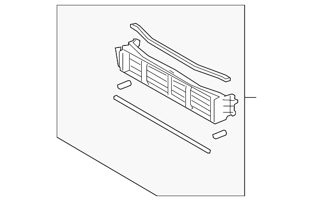 53019-06010 - 2021-2024 Toyota - Radiator Shutter Assembly | Toyota ...