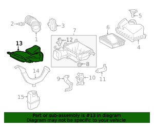 17752-0P101 - Air Inlet 2012-2018 Toyota | Norm Reeves Toyota Dallas Parts