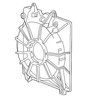 19015-5MR-A01 - Fan Shroud 2018-2024 Honda Odyssey | Honda Parts Online