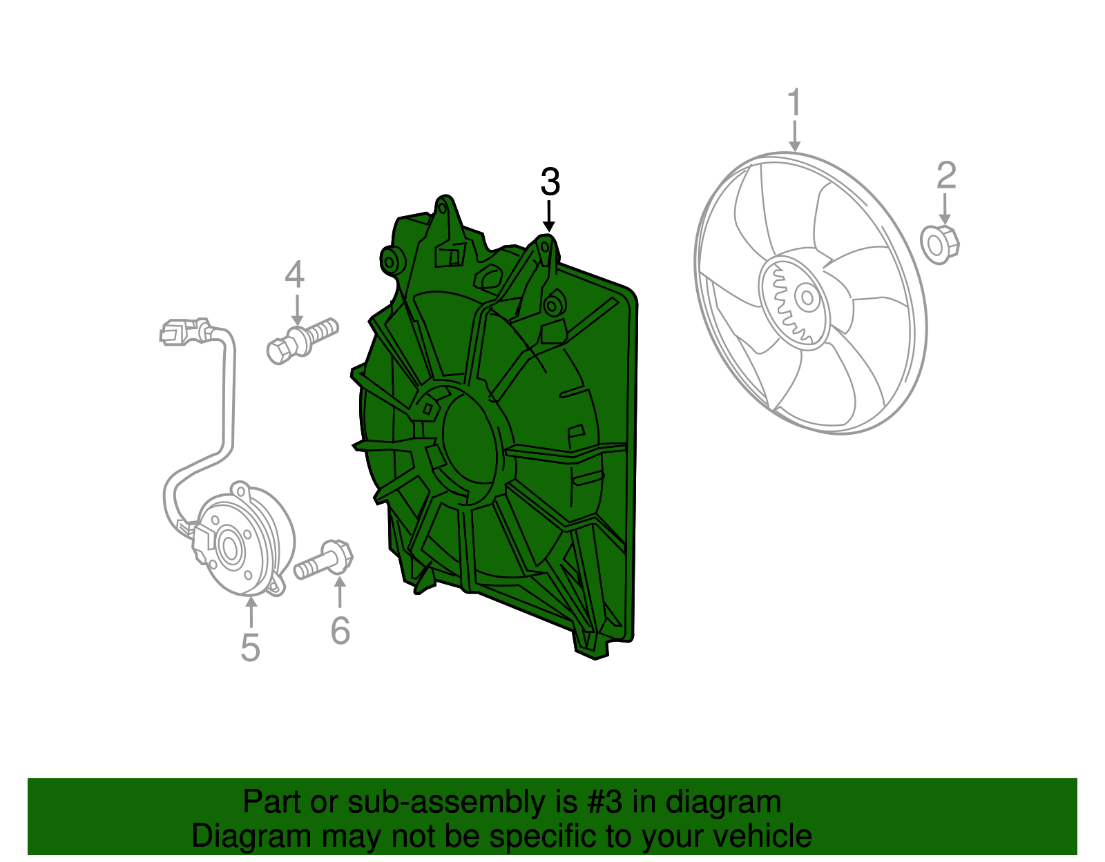 19015-5MR-A01 - Fan Shroud 2018-2024 Honda Odyssey | Honda Parts Online