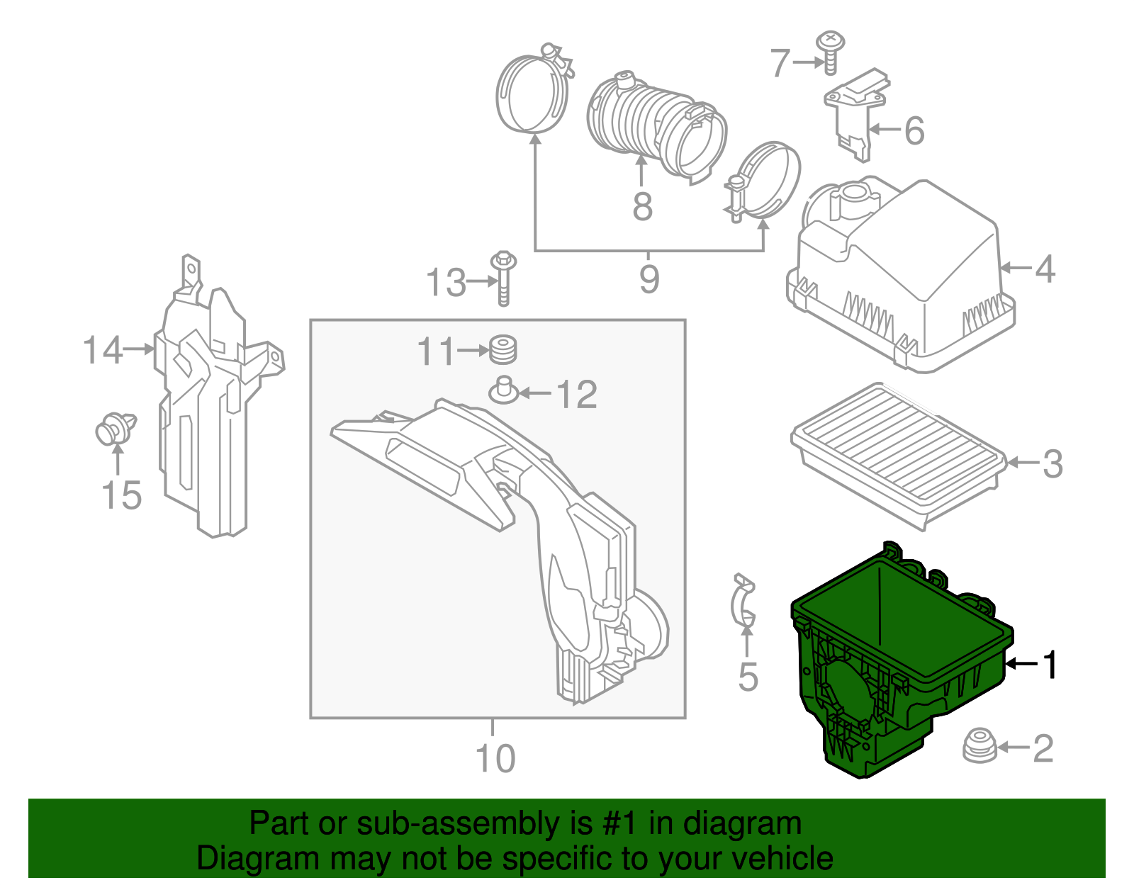 PE01-13-3AY - Mazda Air Cleaner Body 2013-2018 Mazda | Performance Auto ...