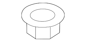 90080-17244 - Hybrid / Electric Vehicle Sound Alert Speaker Bracket Nut ...