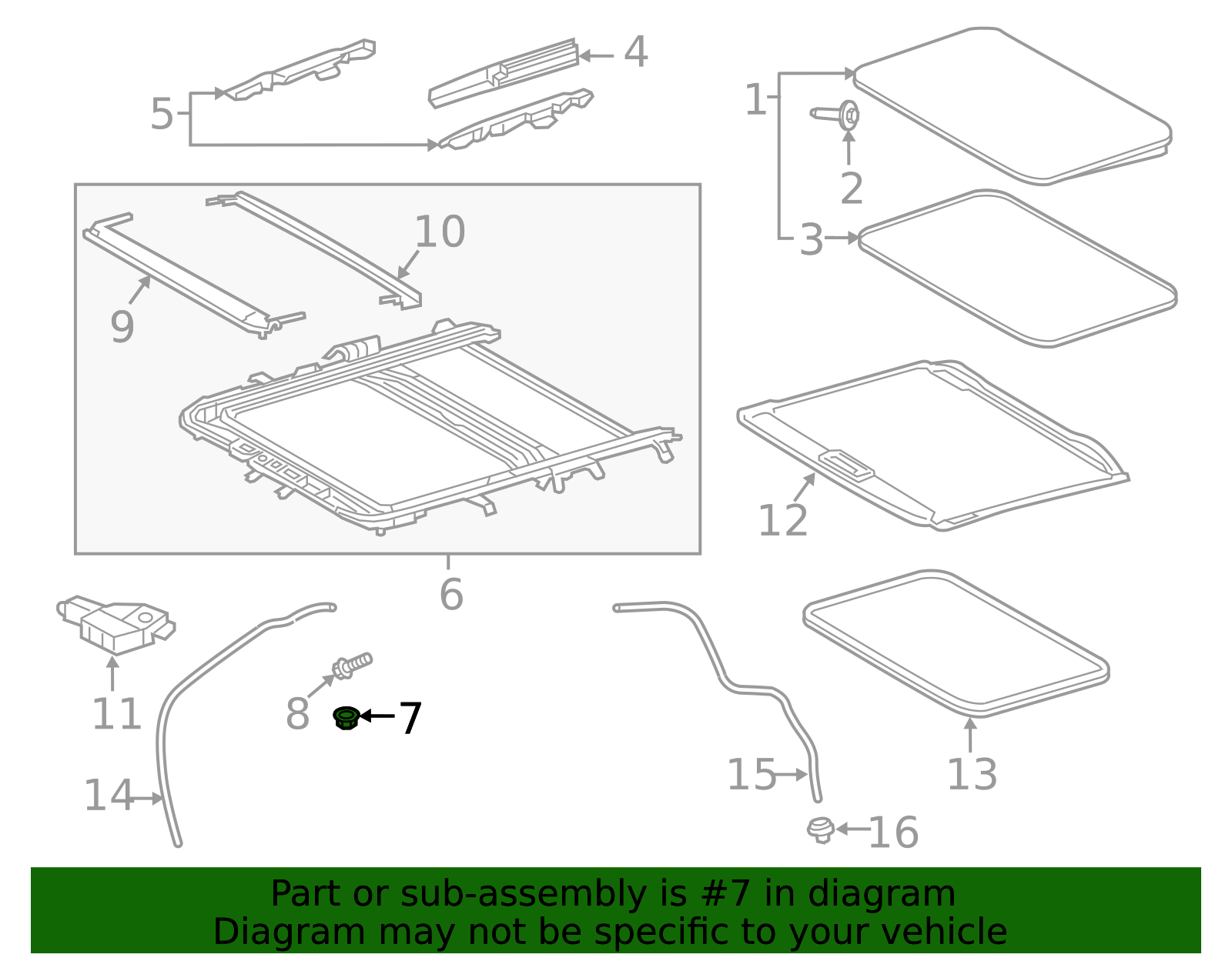 90080-17244 - Hybrid / Electric Vehicle Sound Alert Speaker Bracket Nut ...