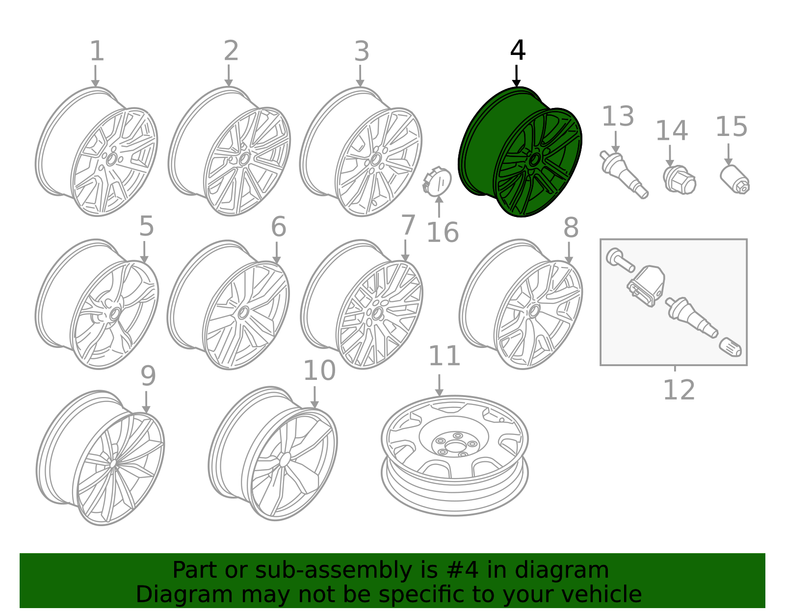 2019-2020 Ford Mustang | Wheel, Alloy | KR3Z-1007-C | Walls' Ford Parts