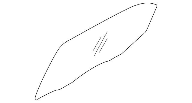 Hyundai - 83411-3X010 - Door Glass - 2011-2016 Hyundai Elantra | OEM ...