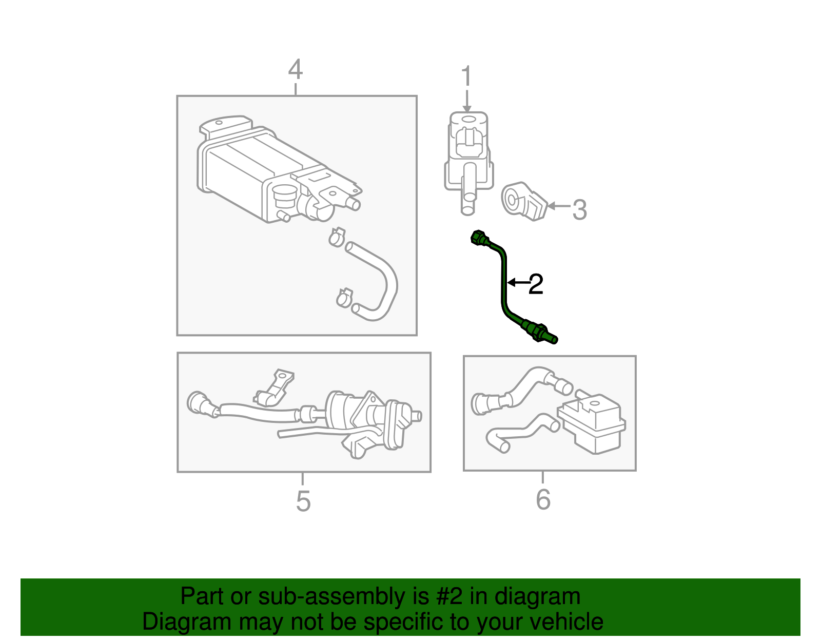 89465-06150 - Oxygen Sensor - 2007-2011 Toyota Camry | Nucar Toyota of ...