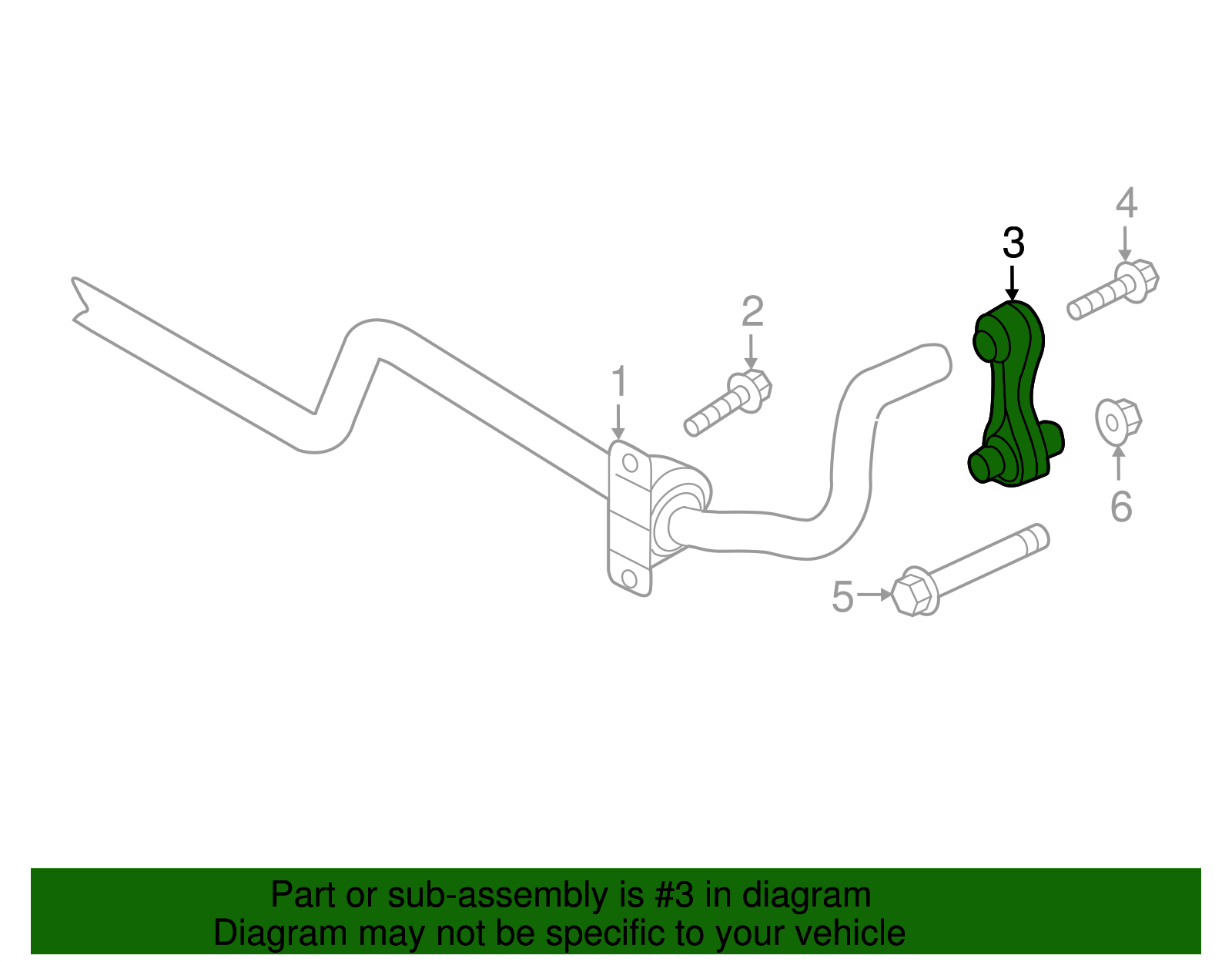2018-2025 Volkswagen Stabilizer Link 3QF-505-465-C | OEM Parts Online