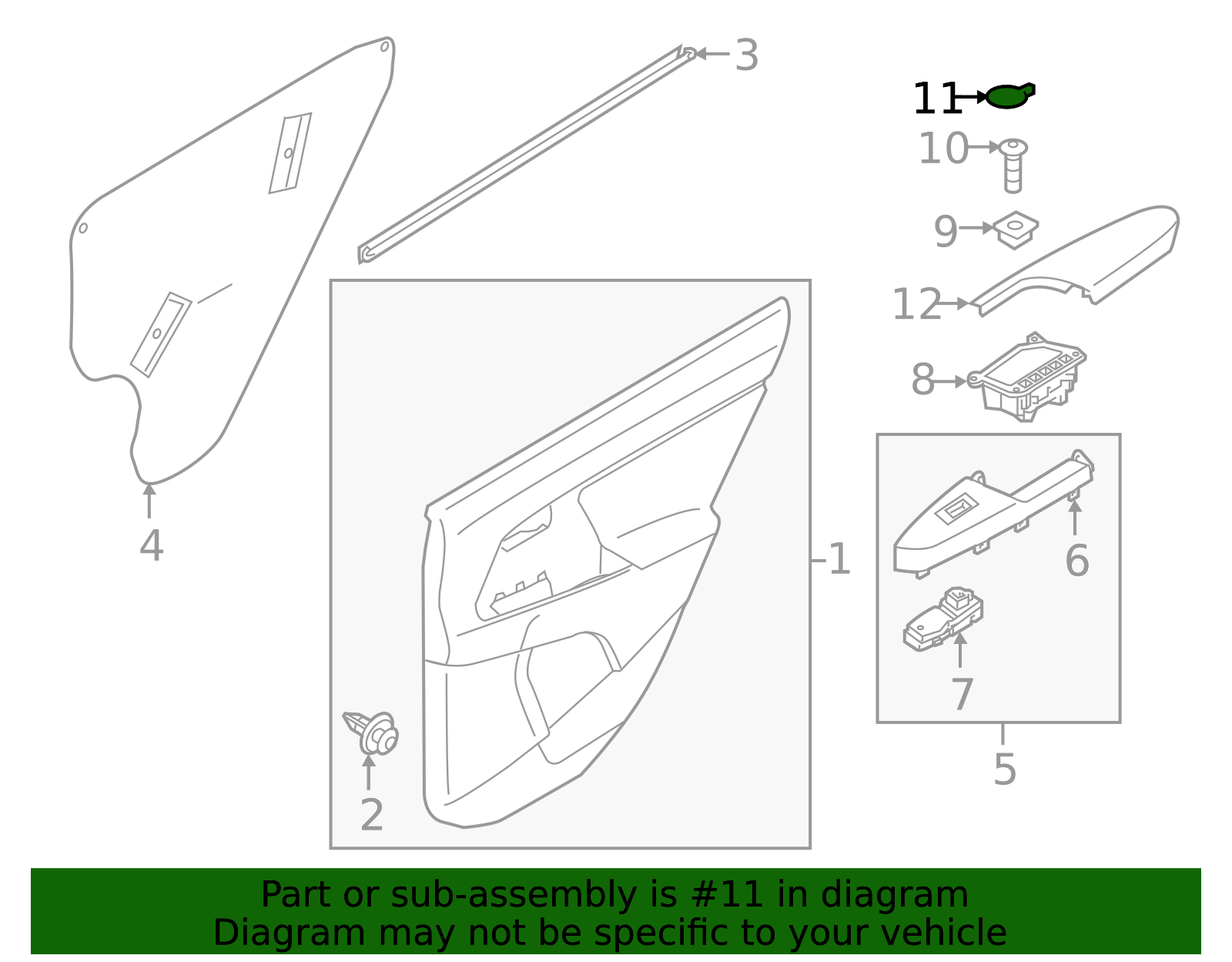 82734-D9000 - Handle Cap 2017-2022 Kia Sportage | Kia.Parts Store