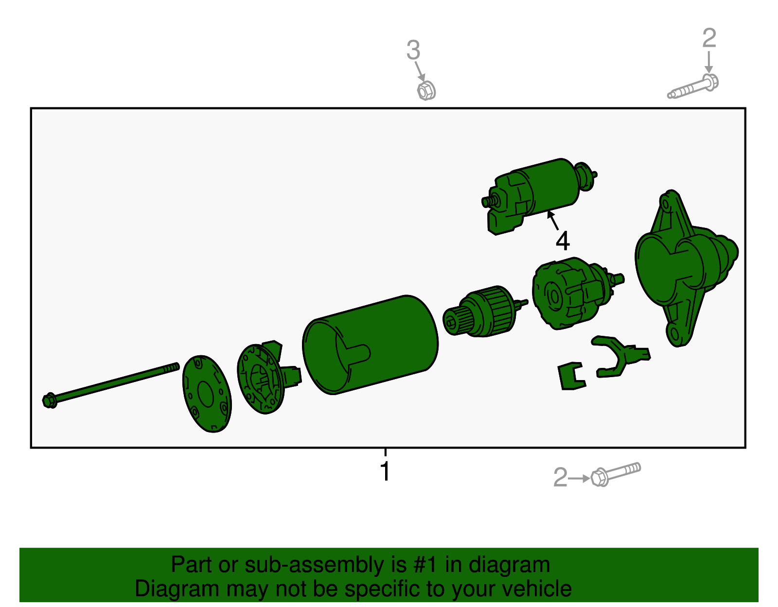 2018-2024 Toyota Starter Assembly Genuine Toyota Part OEM/New 28100 ...