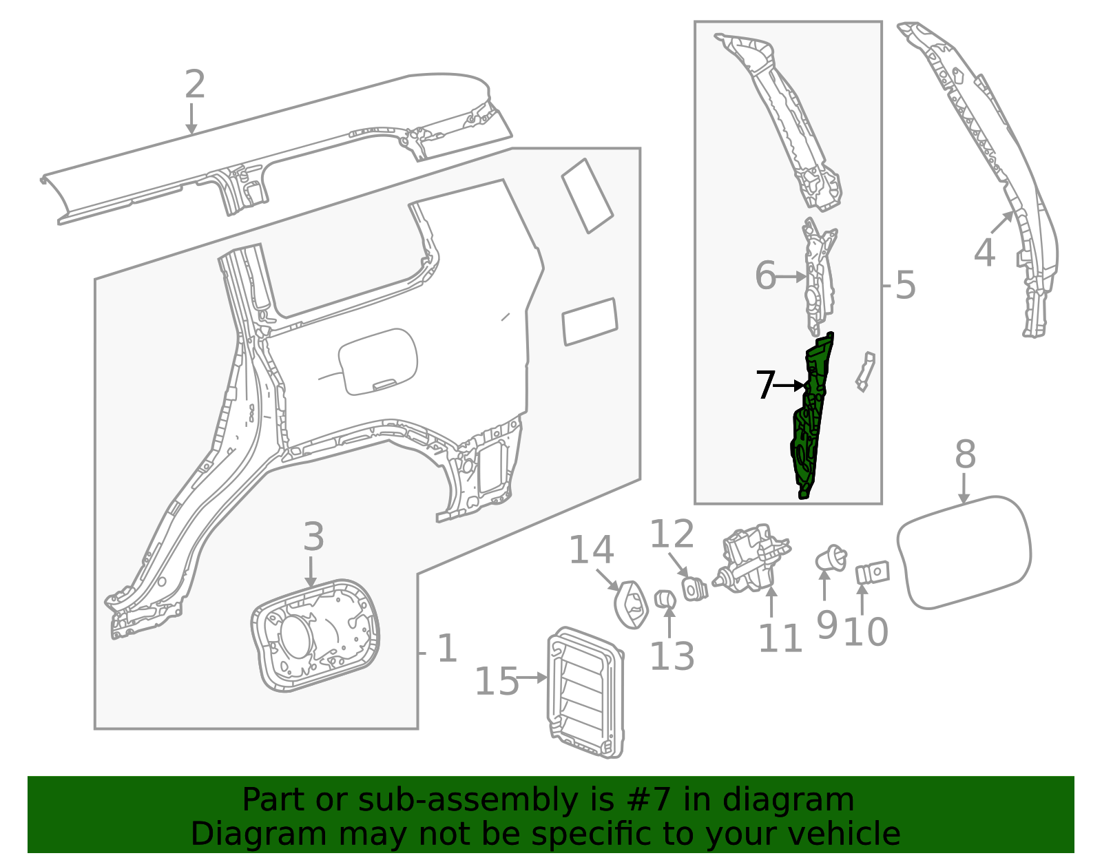 2024-2025 Toyota Land Cruiser Lower Reinforced 61776-60030 | Toyota ...