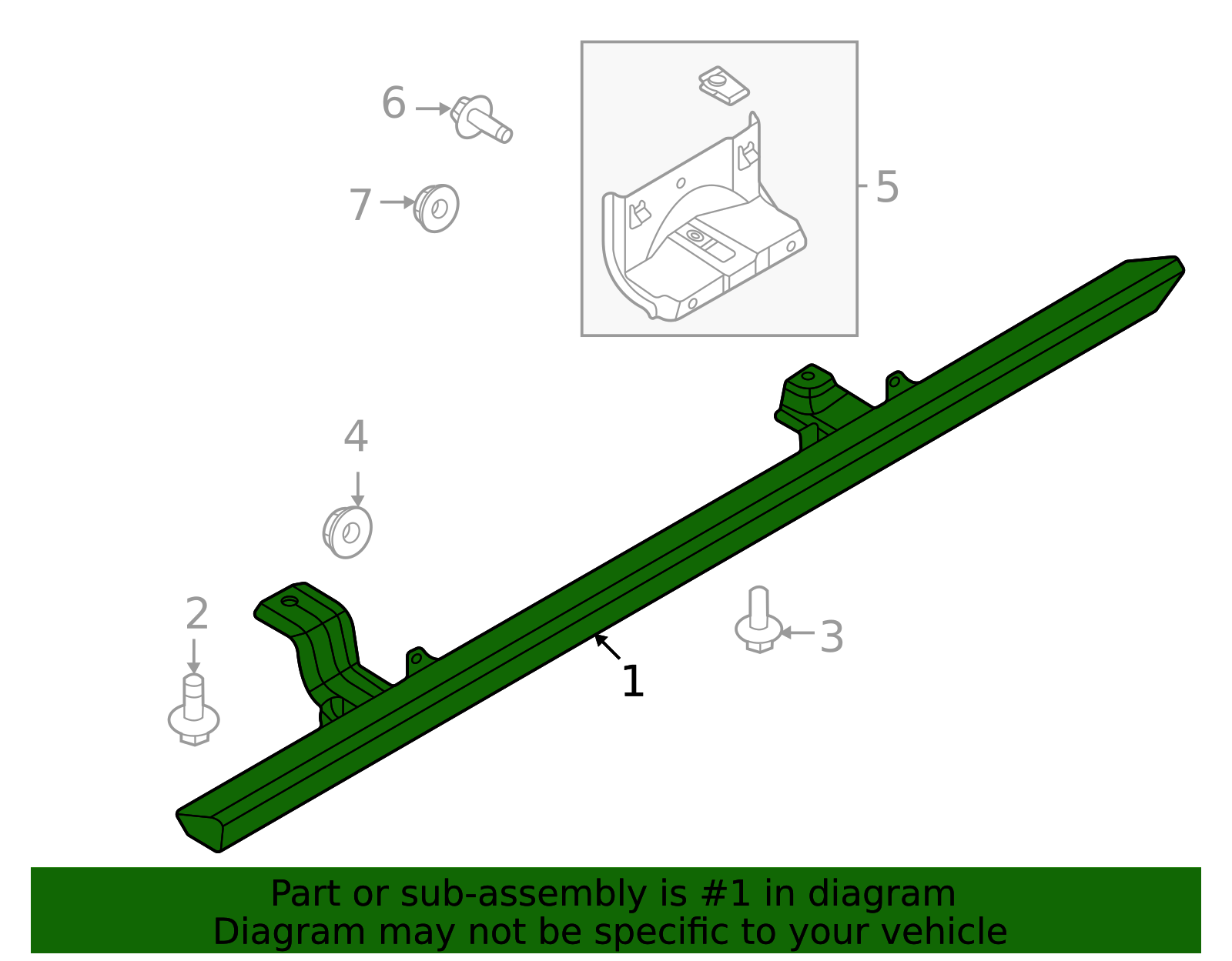 OEM Ford Running Board For 2021-2025 Ford Bronco - Part No. M2DZ ...