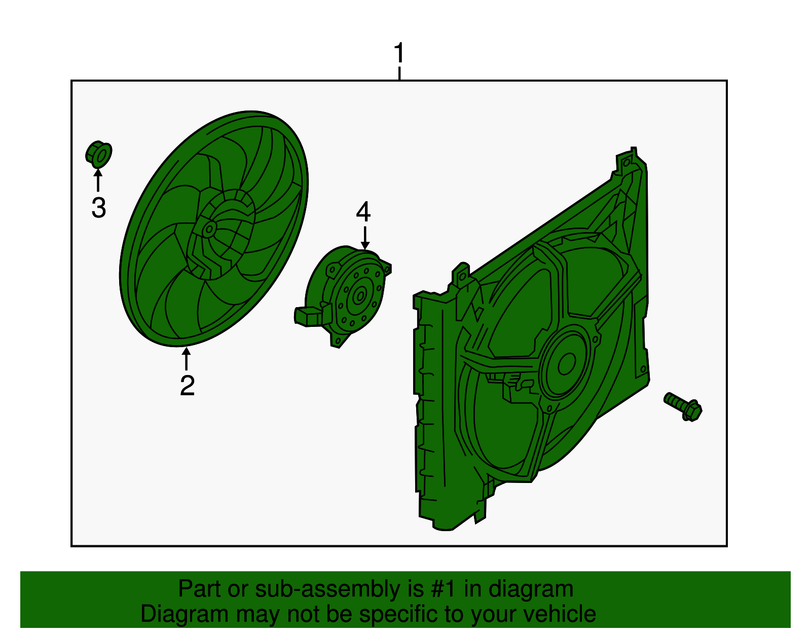 2012-2019 Nissan Fan Assembly 21481-9KK0A | OEM Parts Online