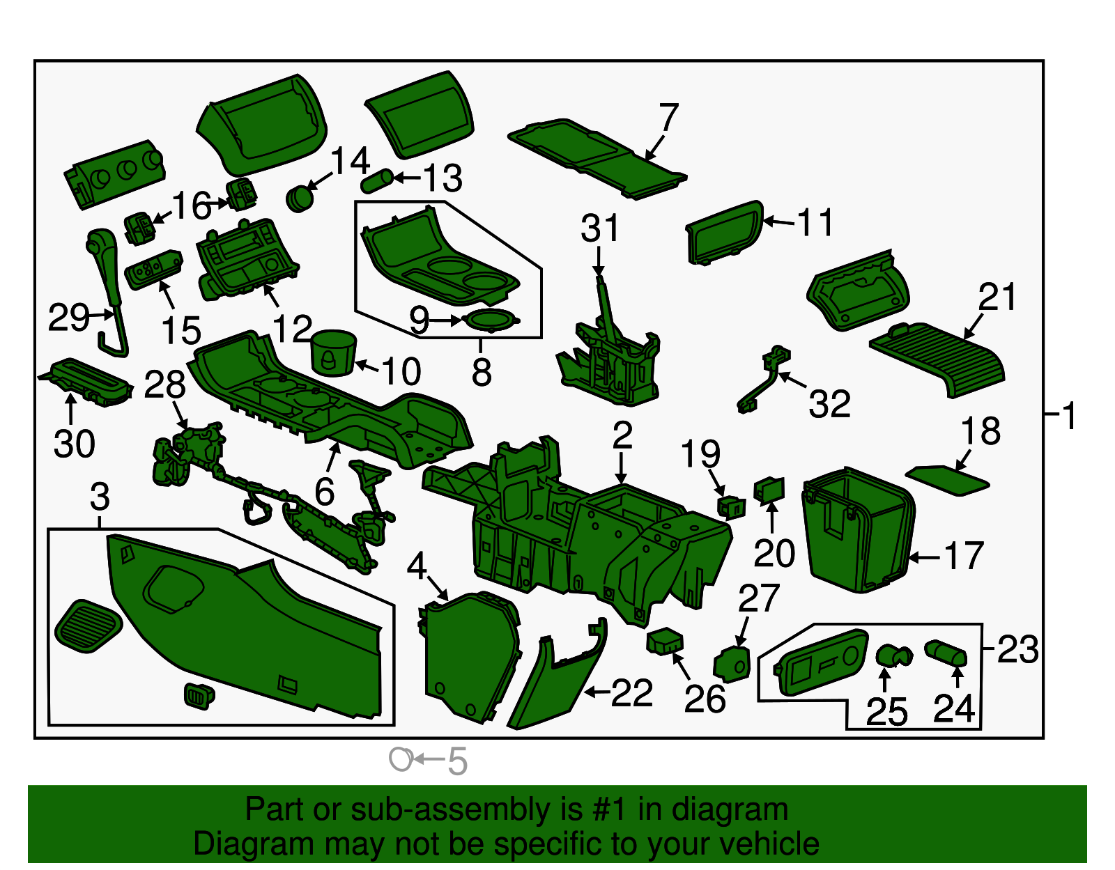 20935400 - Console Assembly | Partners Chevy