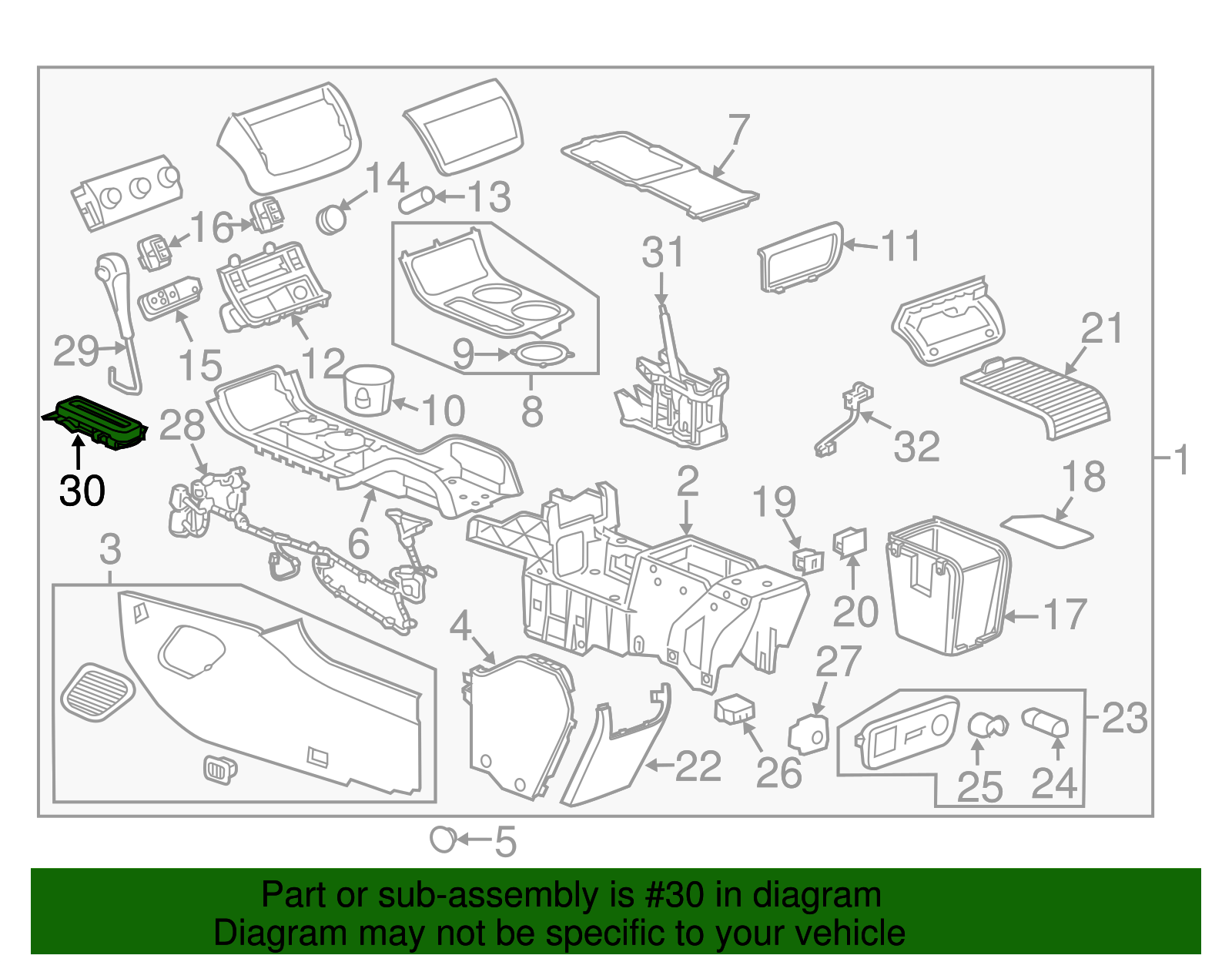 2009-2017 Chevrolet Traverse Automatic Transmission Control Lever ...