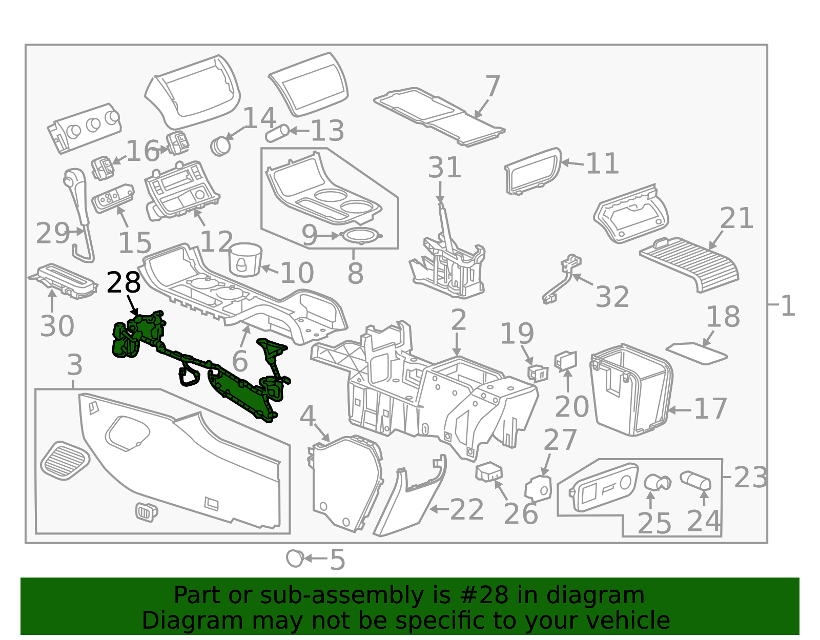 2011 Chevrolet Traverse Wire Harness 20953031 | Capital Chevy Parts