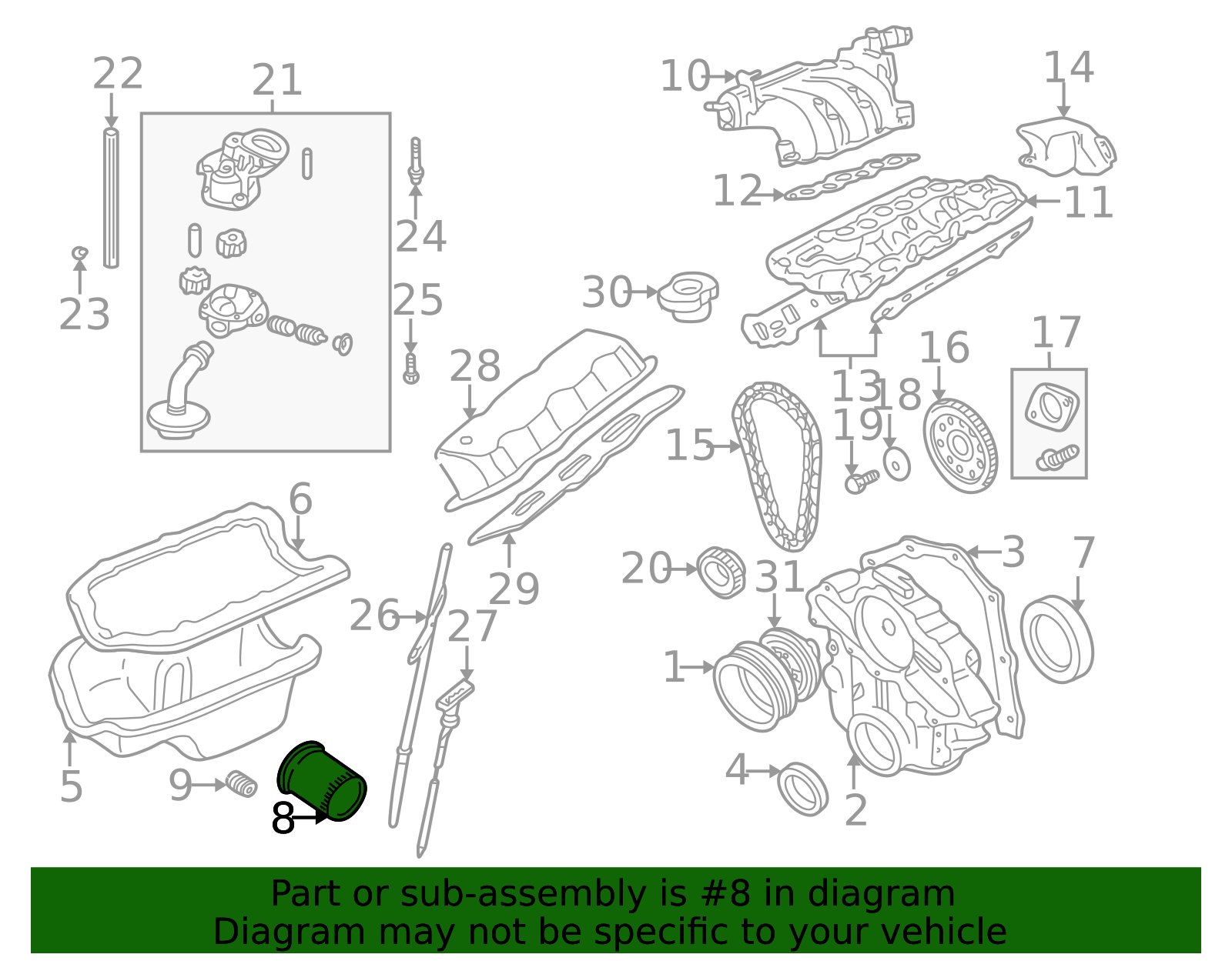 YF09-14-302A - Oil Filter 1994-2015 Mazda | Mazda Wholesale Direct