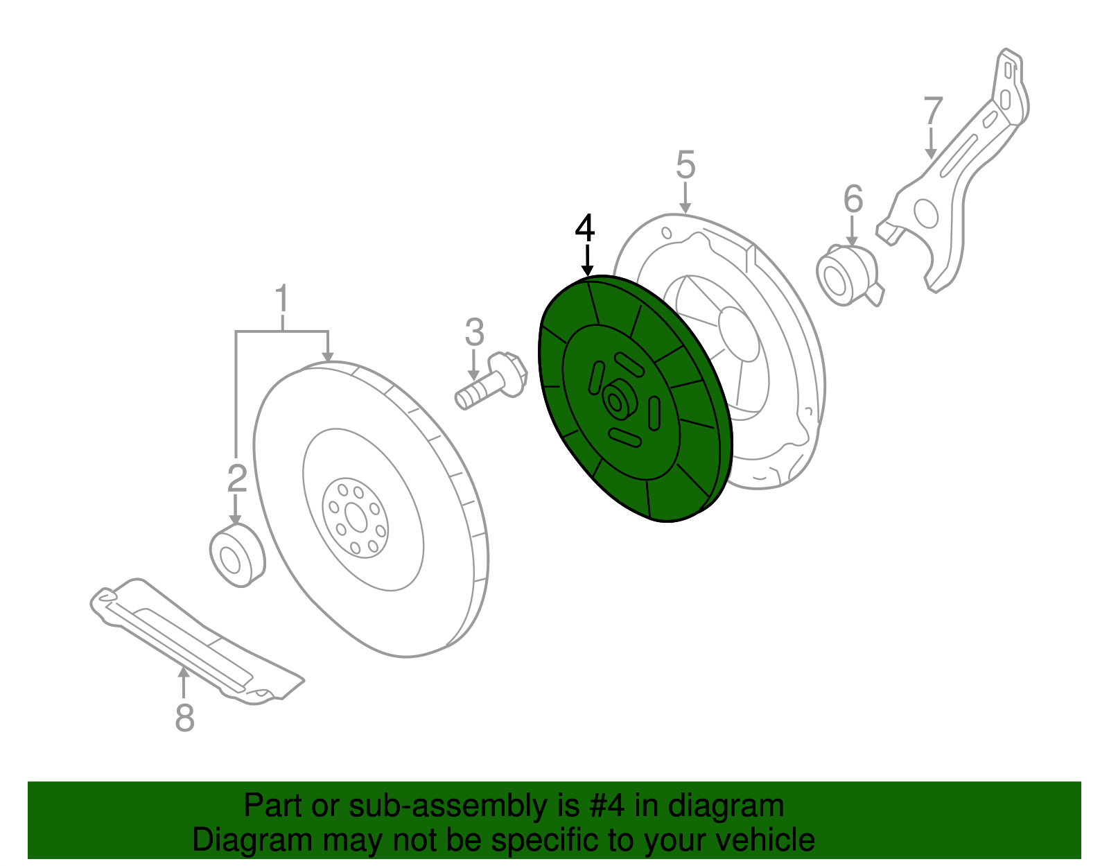 30100AA883 - High-Quality Transmission Clutch Friction Plate for 2004 ...