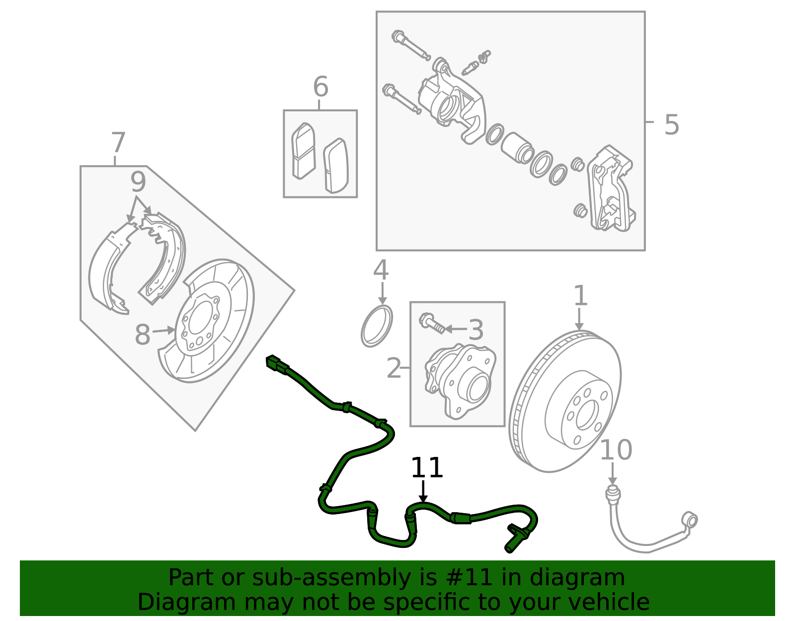 2009-2014 Nissan ABS Sensor Wire 47901-ZX70A | Bill Kay Nissan Parts