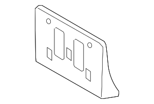 52114-12280 - License Bracket - 2020-2022 Toyota Corolla | OEM Genuine ...