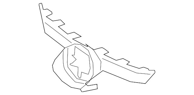 Genuine Toyota Upper Grille part# 53111-02850 for 2020-2025 Toyota ...