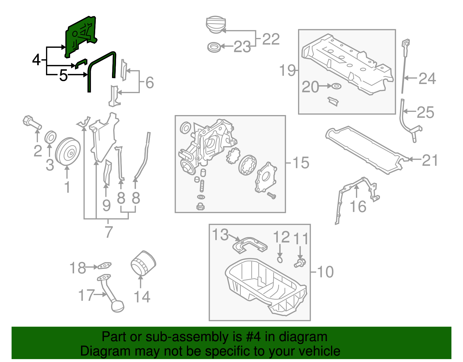 1996-2011 Hyundai Accent Upper Timing Cover 21360-26002 | OEM Parts Online