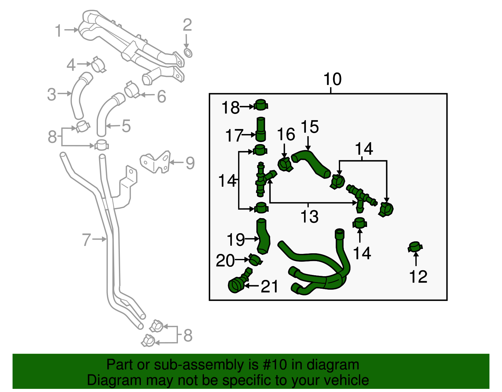 4G0-145-919-AH - Hose & Tube Assembly 2016-2018 Audi | Audi OEM Parts Guy