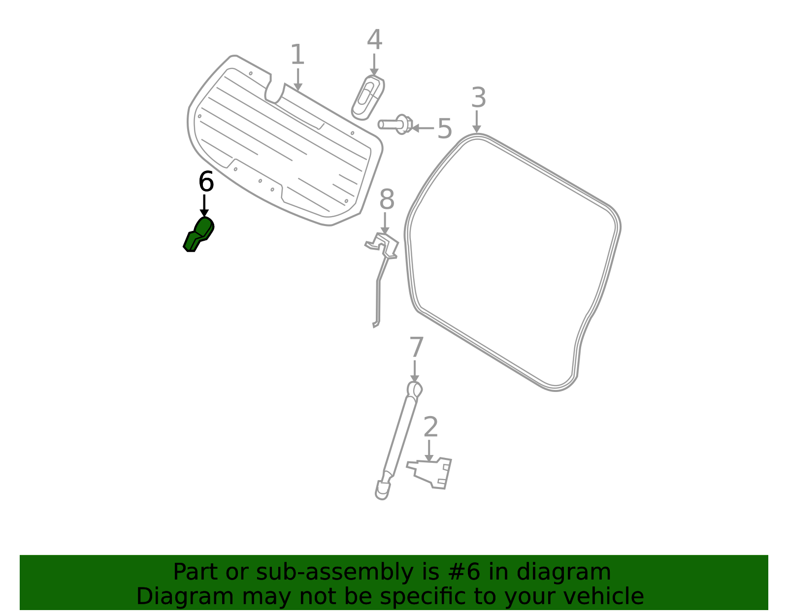 81790-2E010 - Grip Handle 2005-2010 Kia Sportage | Kia.Parts Store