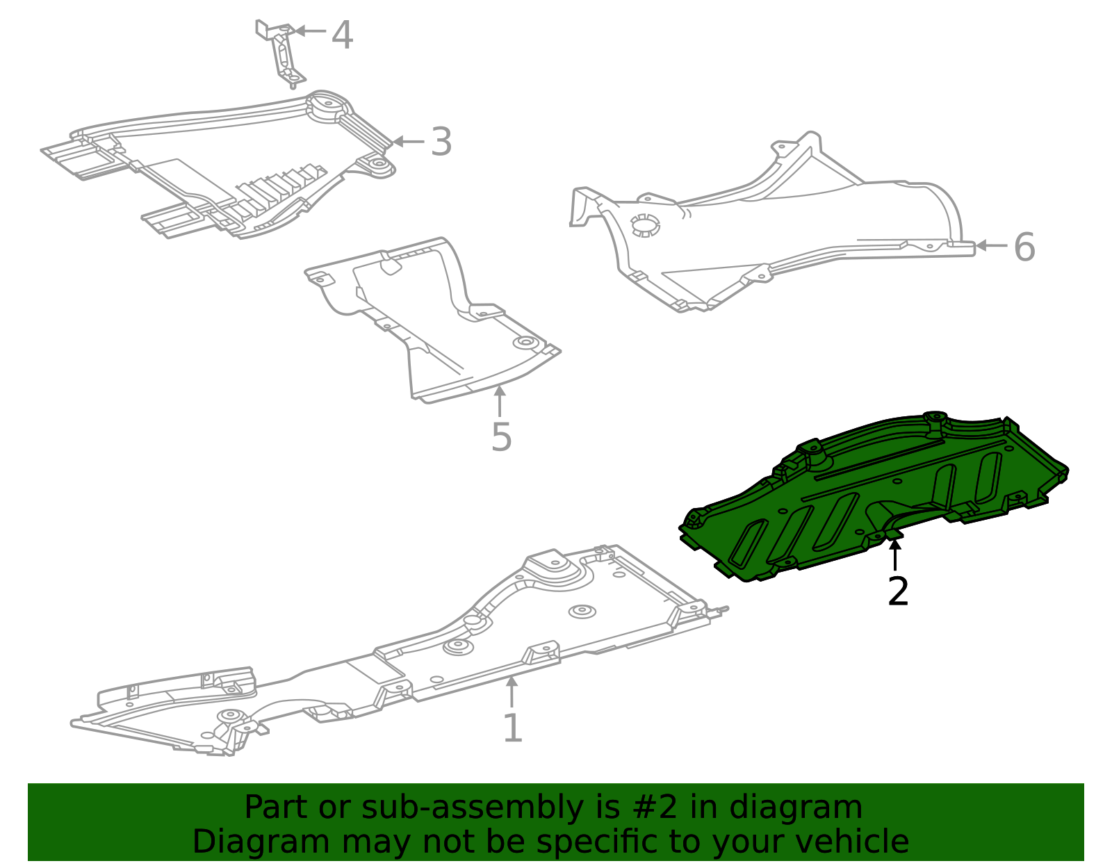 2020-2024 Mercedes-Benz Rear Shield 167-680-85-03 | Mercedes-Benz ...
