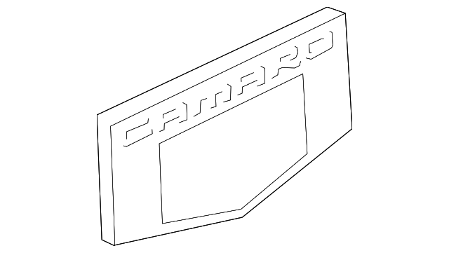 2018-2024 Chevrolet Camaro Front Passenger Side Fender Vehicle Name ...