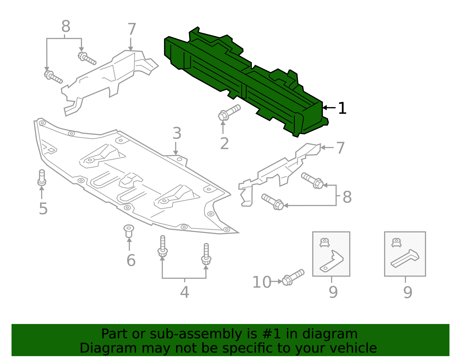 2019-2021 Genesis G70 Radiator Shutter Assembly 86950-G9000 | OEM Parts ...