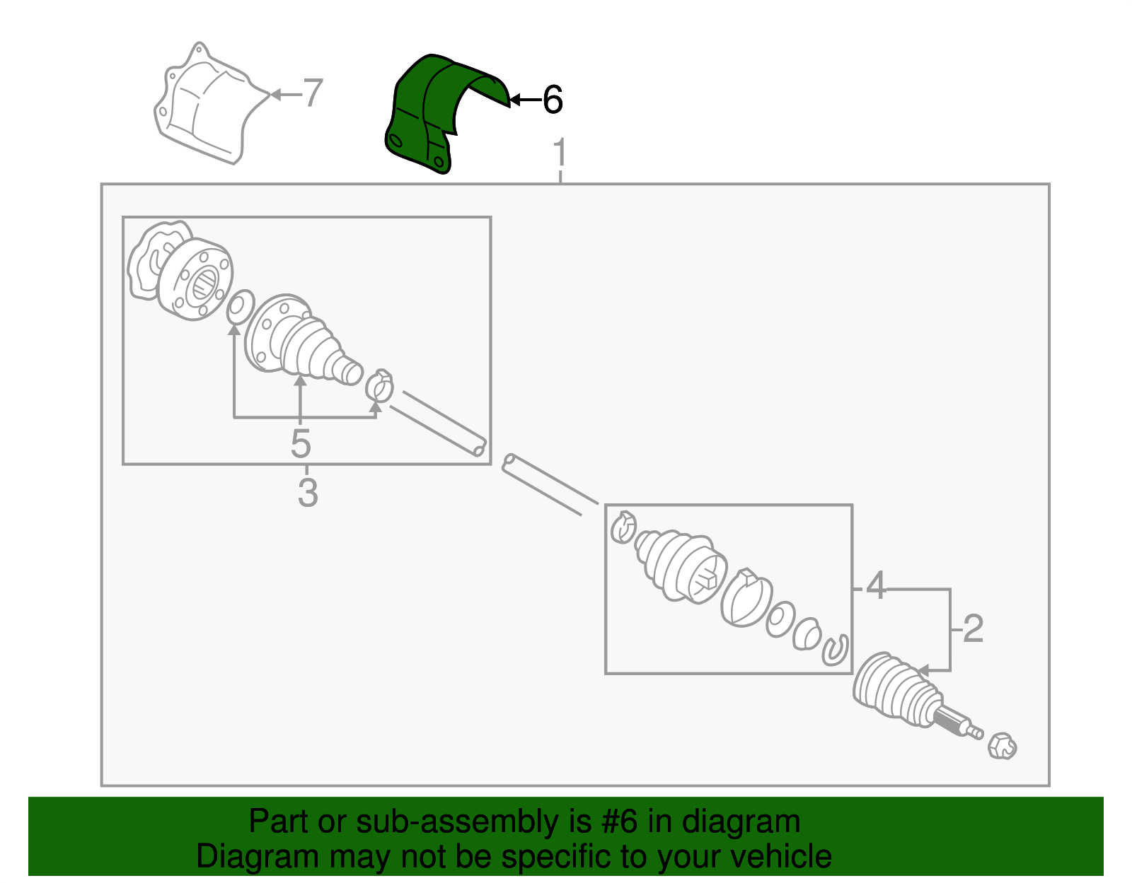 1998-2016 Volkswagen Cv Joint Splash Shield 1J0-407-721-C | OEM Parts ...