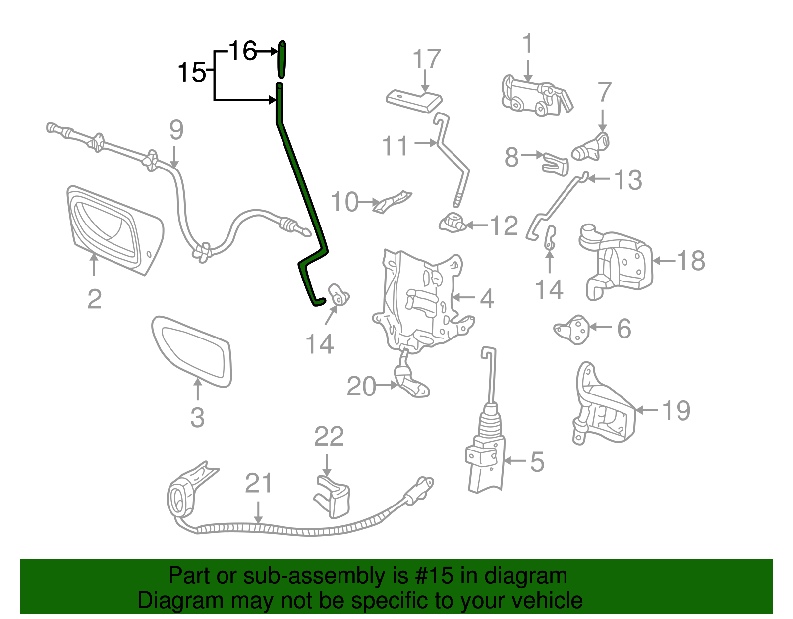 ZZM0-58-331 - 1994-2009 Mazda - Control Rod | Mazda Part Direct
