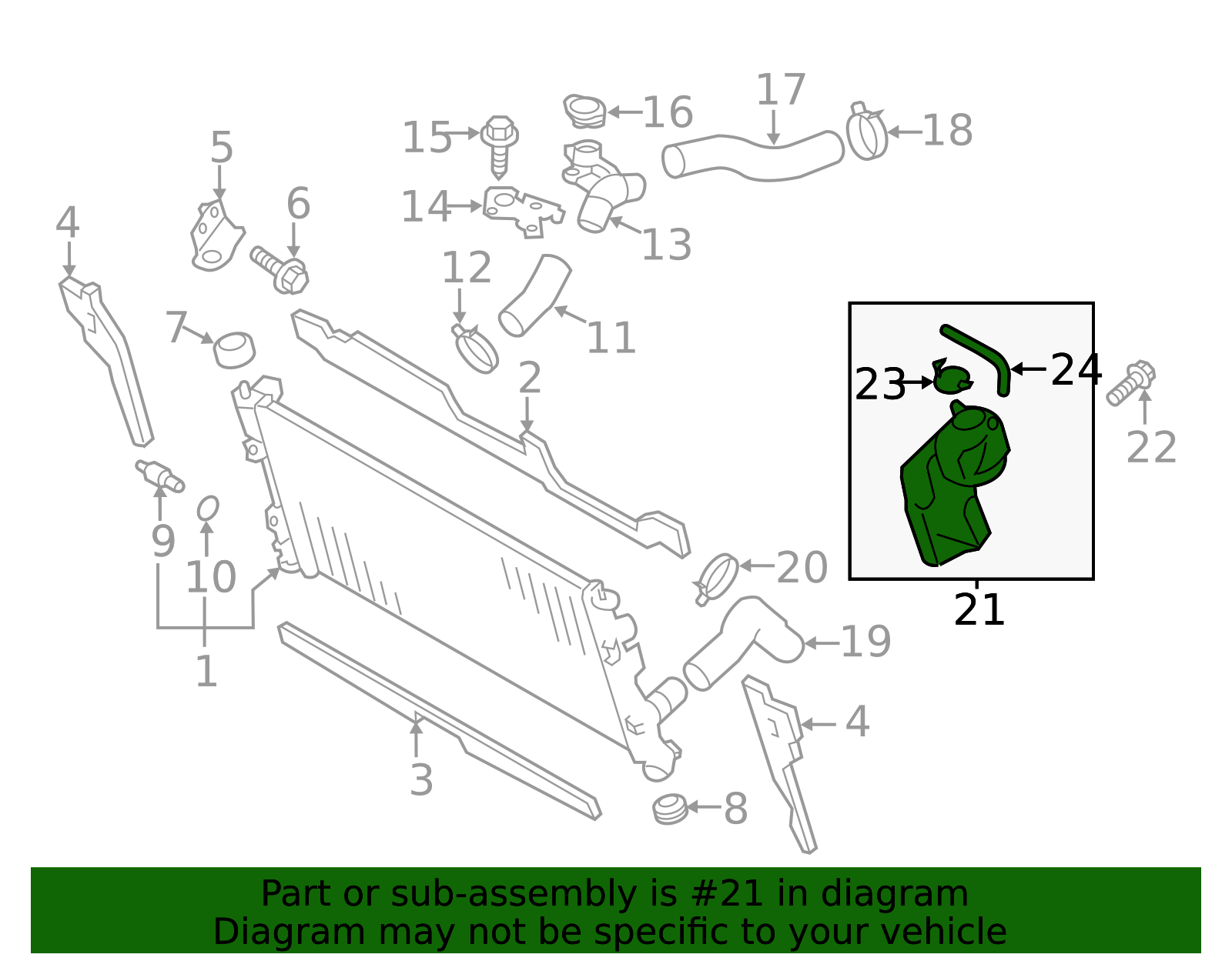 2013-2020 Toyota Reservoir Assembly SU003-01185 | MotorMotor