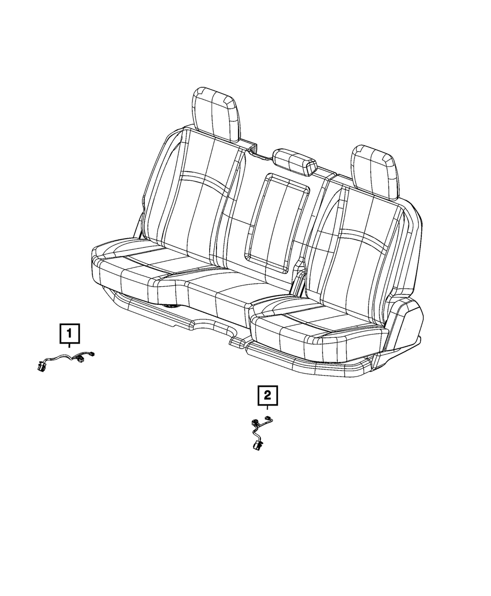 2025-2026 Ram Seat Wiring 68645894AB | My Mopar Parts