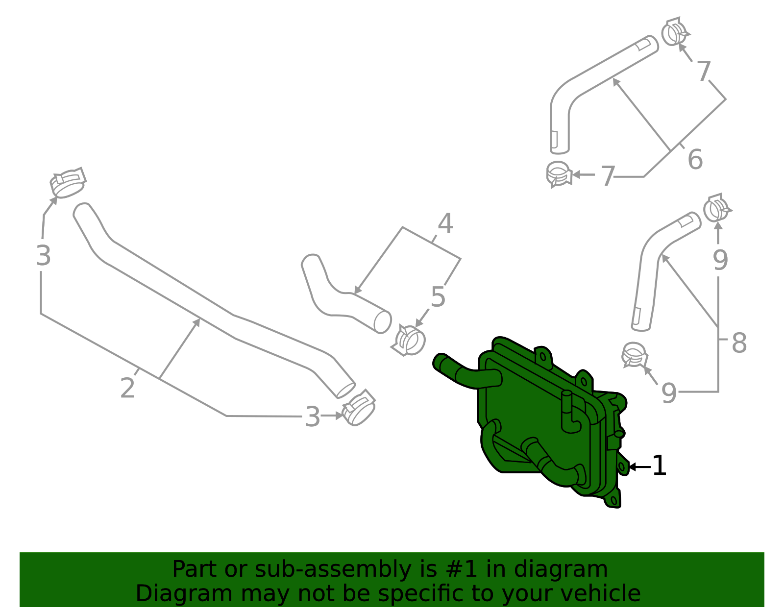 2016-2020 Kia Optima Trans Cooler 25620-D5000 | TascaParts.com