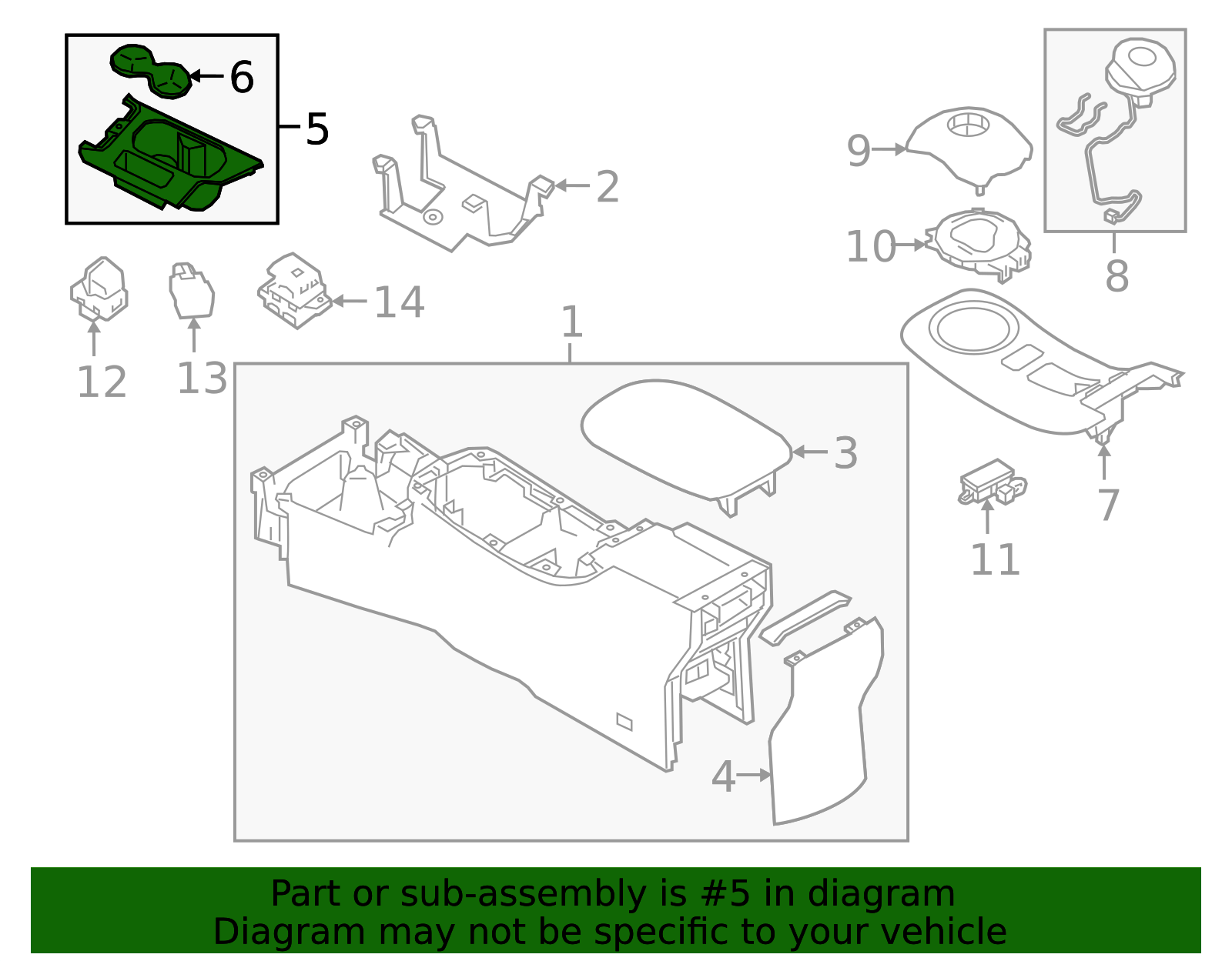Console Cup Holder - OEM Replacement for Secure Beverage Storage ...