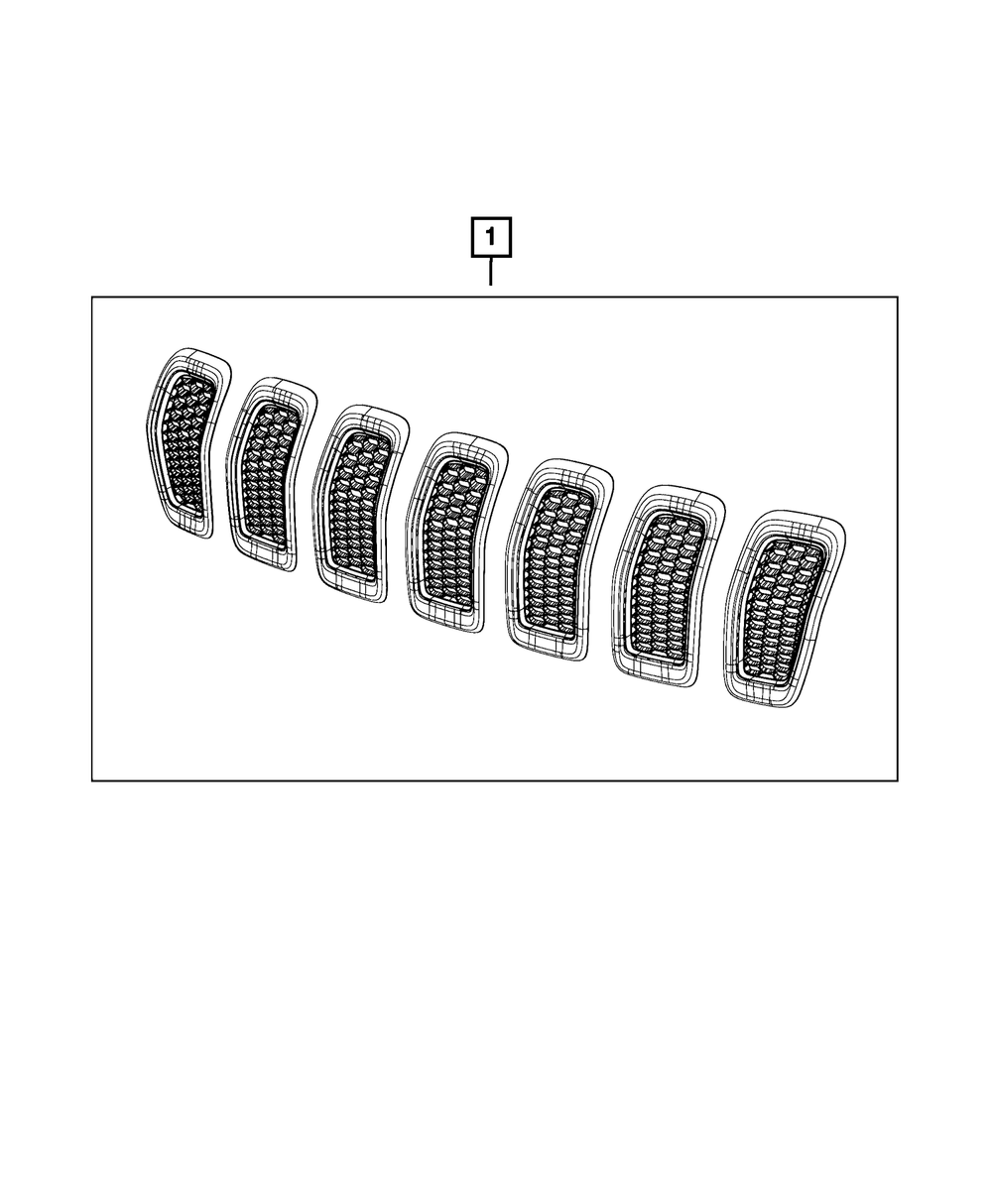 6CY39XS9AC - Radiator Grille Kit The Official Mopar eStore