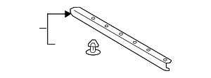 2016-2023 Toyota Tacoma Hood Seal 53381-04050 | Toyota Parts Center