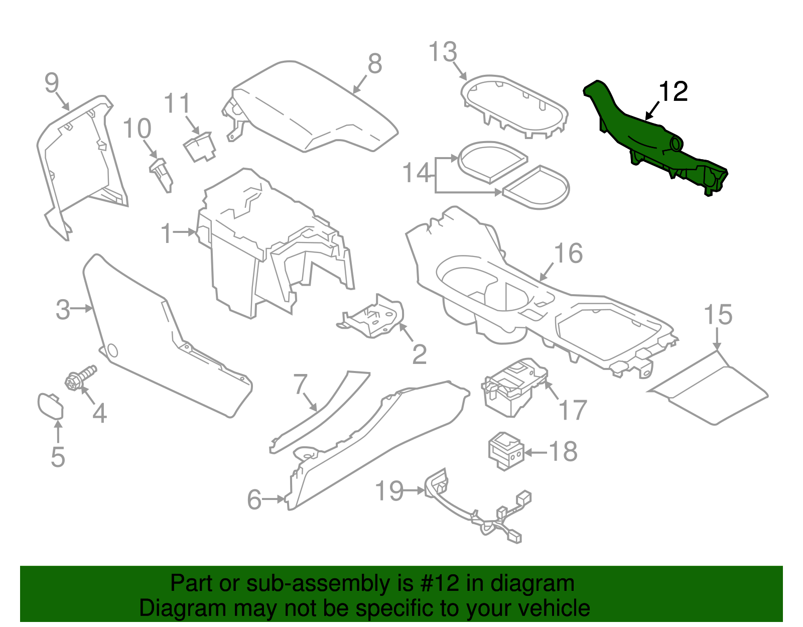 2017-2023 Subaru Impreza Boot 92123FL021JC | Buy Subaru Parts