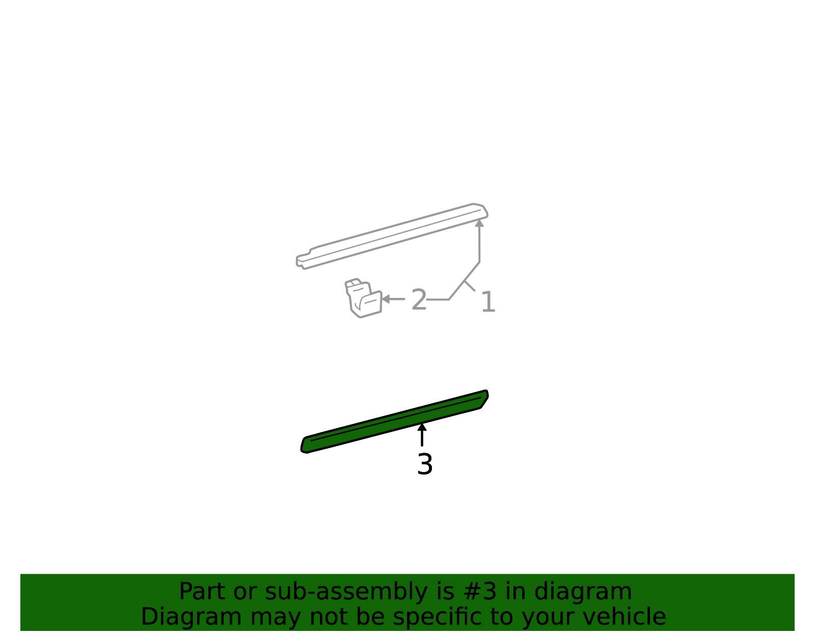 2002-2006 Toyota Camry Body Side Molding 75741-AA906 | OEM Parts Quick