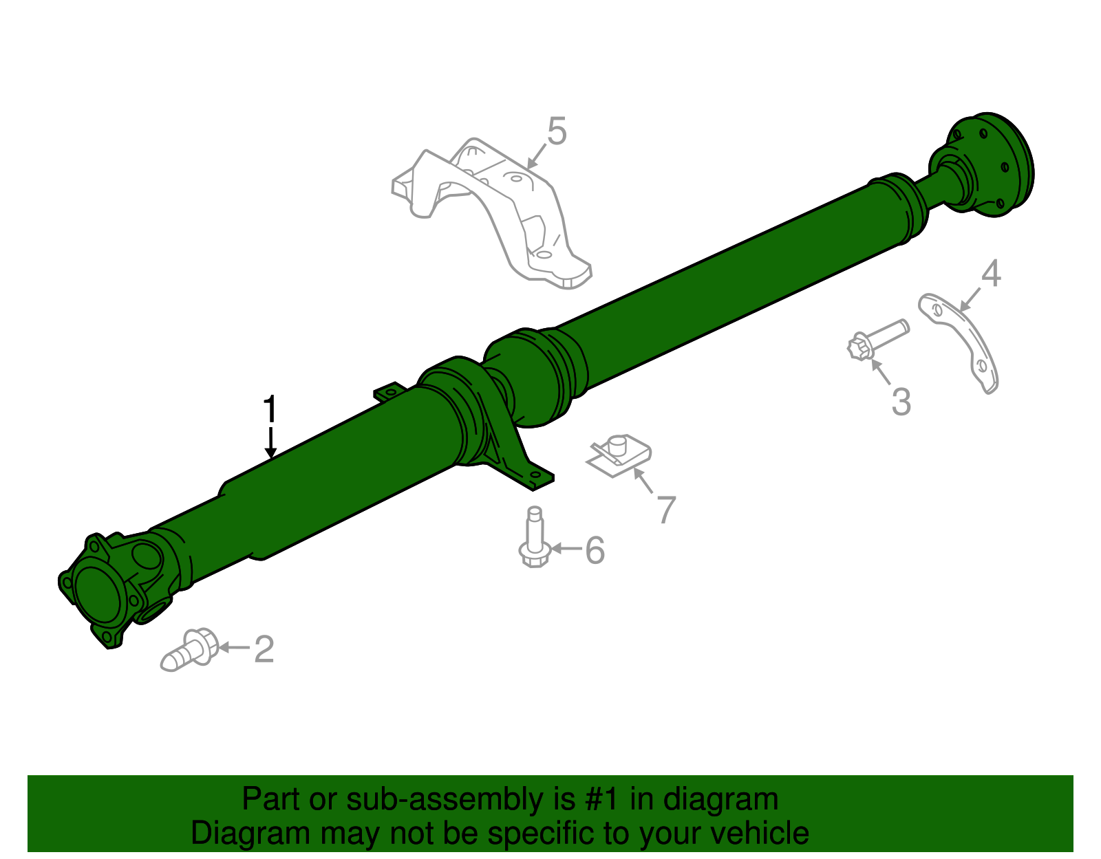 2017-2023 Land Rover Drive Shaft Assembly LR082554 | OEM Parts Online